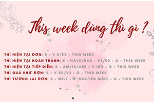 This week là thì gì? Cách dùng this week và phân biệt với từ đồng nghĩa